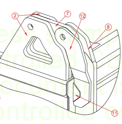 Thompsons Double Pivot Tailgate Hinge Assembly (Each Side) - Thompsons ...