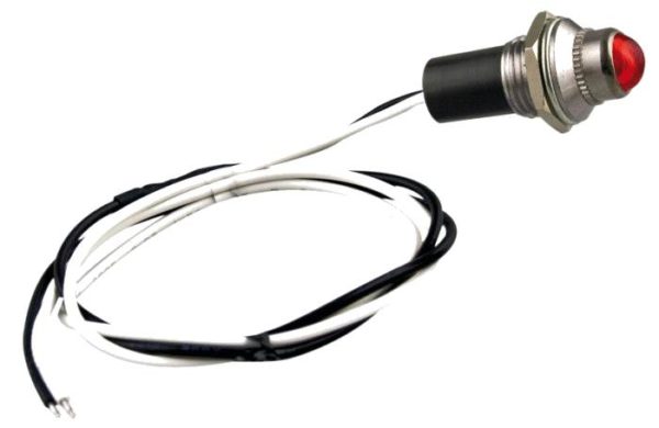 LED Round Pilot Lamp Red 24V - Thompsons E Parts