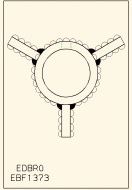 Edbro Tipper Chassis Bracket *Not pre-drilled Iveco - Thompsons E Parts