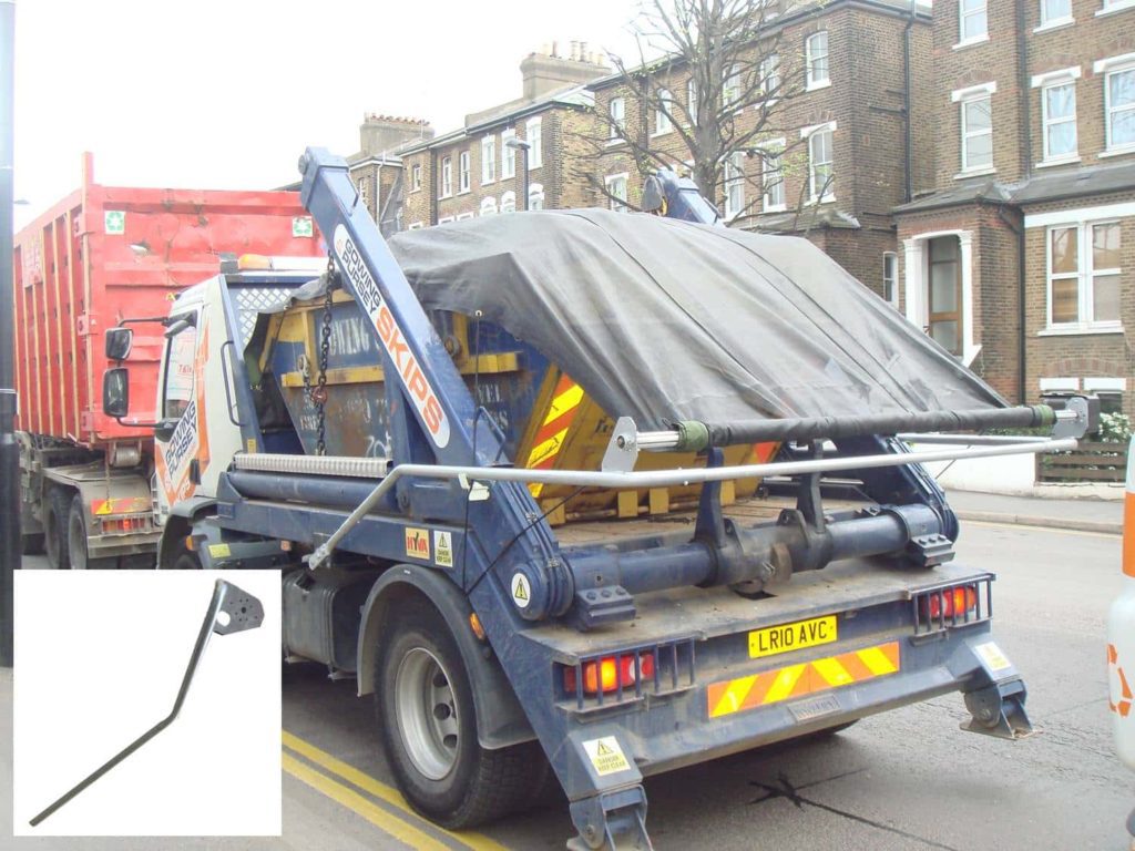 Skip9000 Electric Skip covering System. with Mighty Mesh Sheet ...