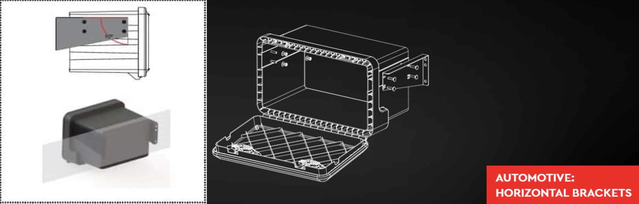 ToolBox Horizontal Chassis fixing kit for Daken 28.5-39.5ltr Box ...