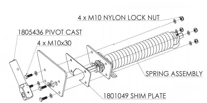 Tipper Sheeting System 22 Coil Conversion Spring Kit (Pair) - Thompsons ...