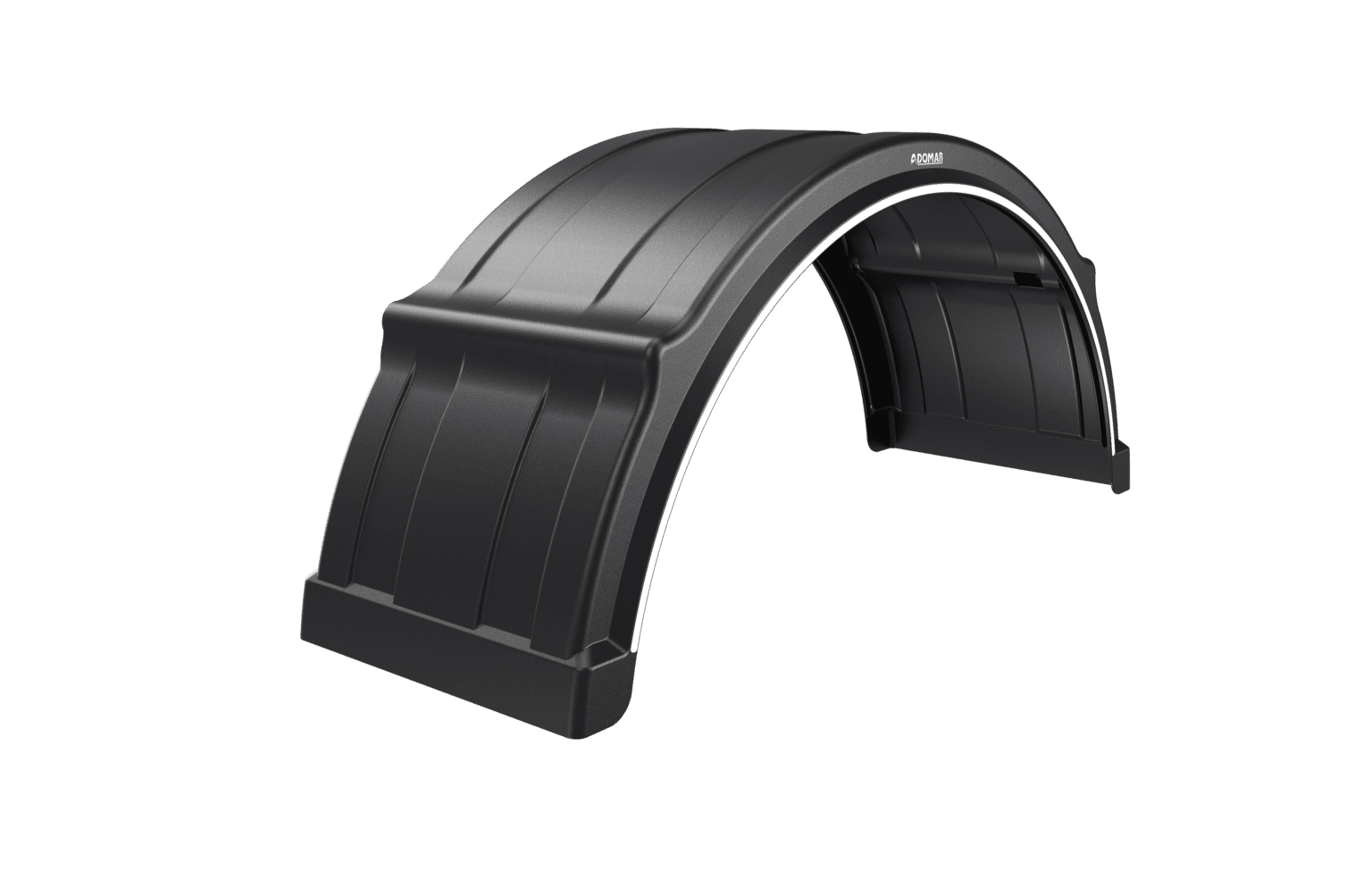 (EACH) Domar 460x1300mm Single Wheel Plastic fast-fit mudguard ...