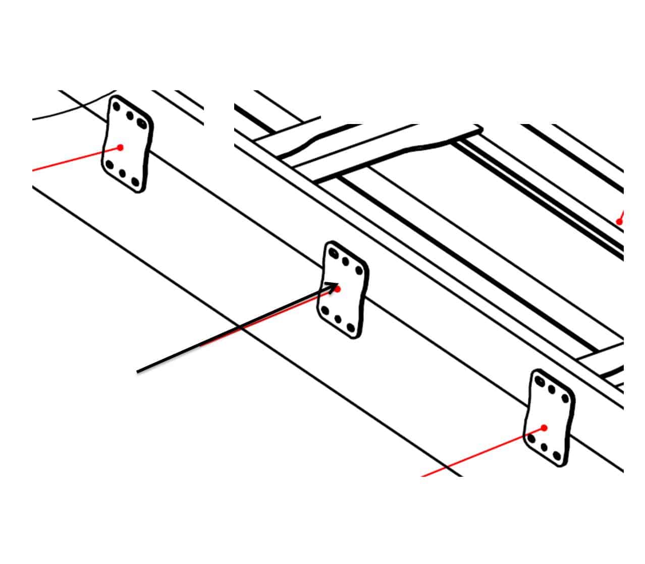Universal 32T Chassis Cleat Plate - Thompsons E Parts
