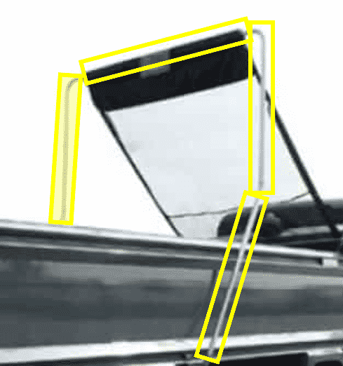 Tipper 9000 Sheeting System Arm Kit (Round-Cranked) - Thompsons E Parts