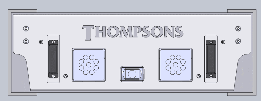 Rear Chassis Blanking Plate Aluminium - Thompsons E Parts