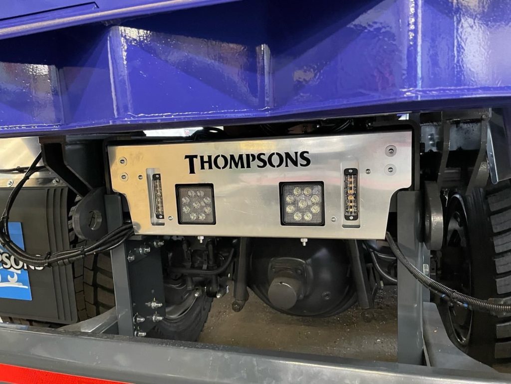 Rear Chassis Blanking Plate Aluminium - Thompsons E Parts