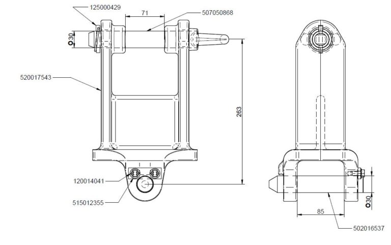 Palfinger PK Series Link - Thompsons E Parts
