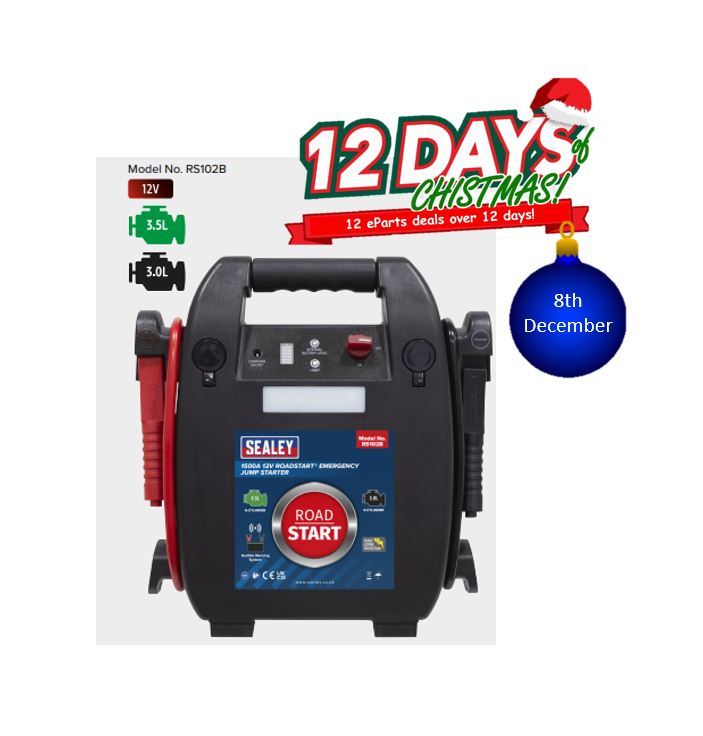 Sealey 1500A 12V RoadStart® Emergency Jump Starter - Thompsons E Parts