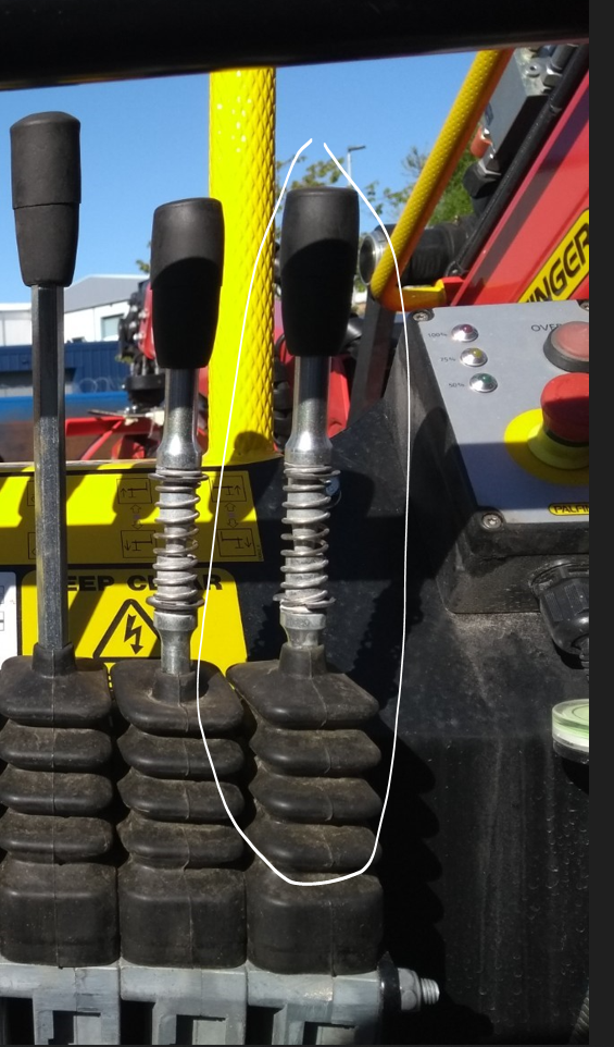 Palfinger Epsilon M125 Platform complete spring lever (Leg) (No Cable ...