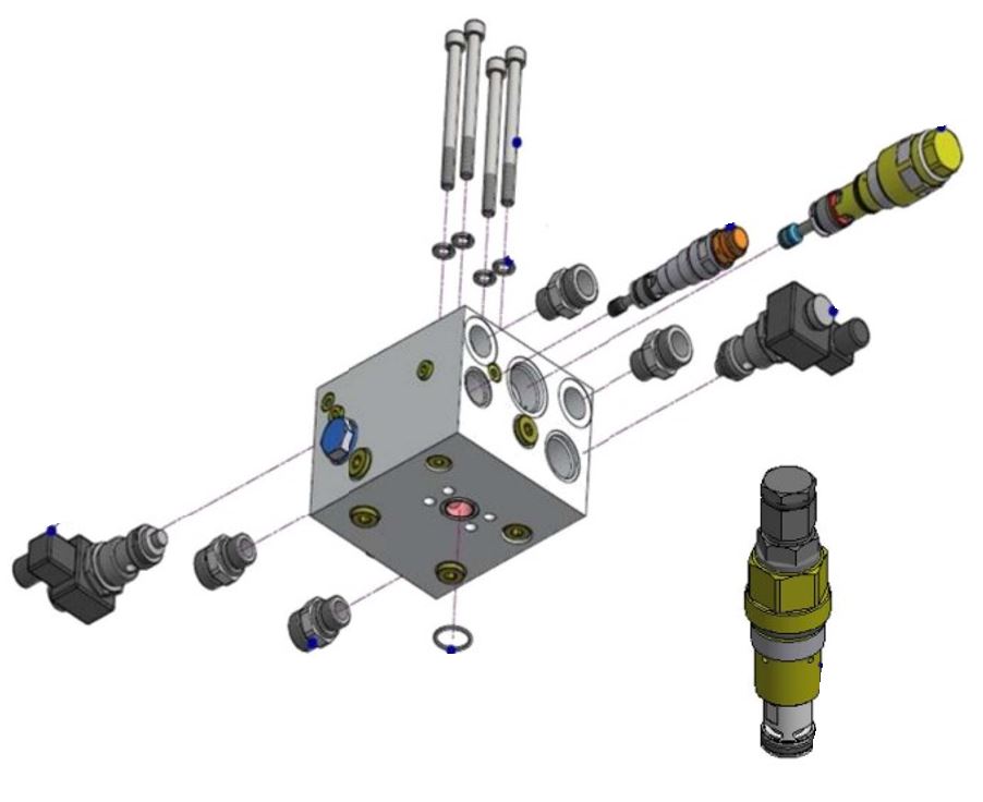HYVA OVC Over Centre Valve TITAN - Thompsons E Parts