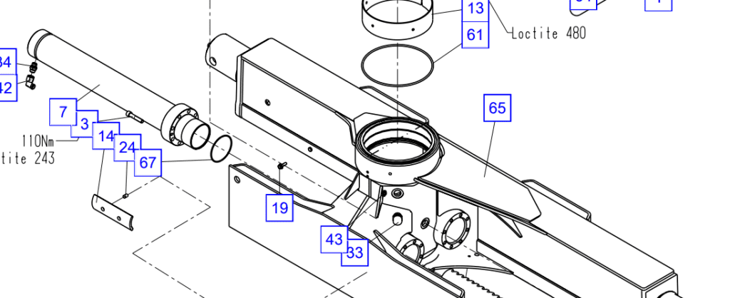 PALFINGER CRANE BREATHER VALVE M125L - Thompsons E Parts