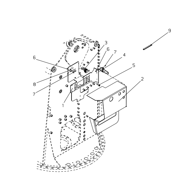 Palfinger Bracket for PSM 400 - Thompsons E Parts