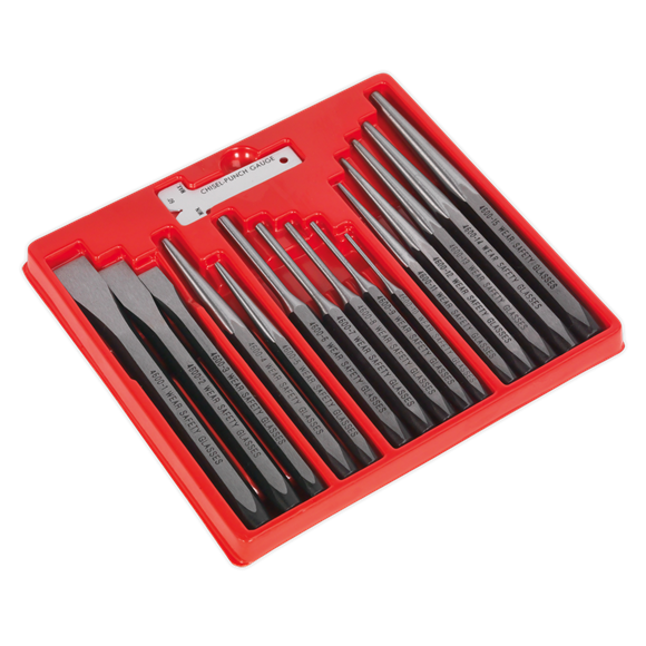 16pc Punch & Chisel Set - Thompsons E Parts