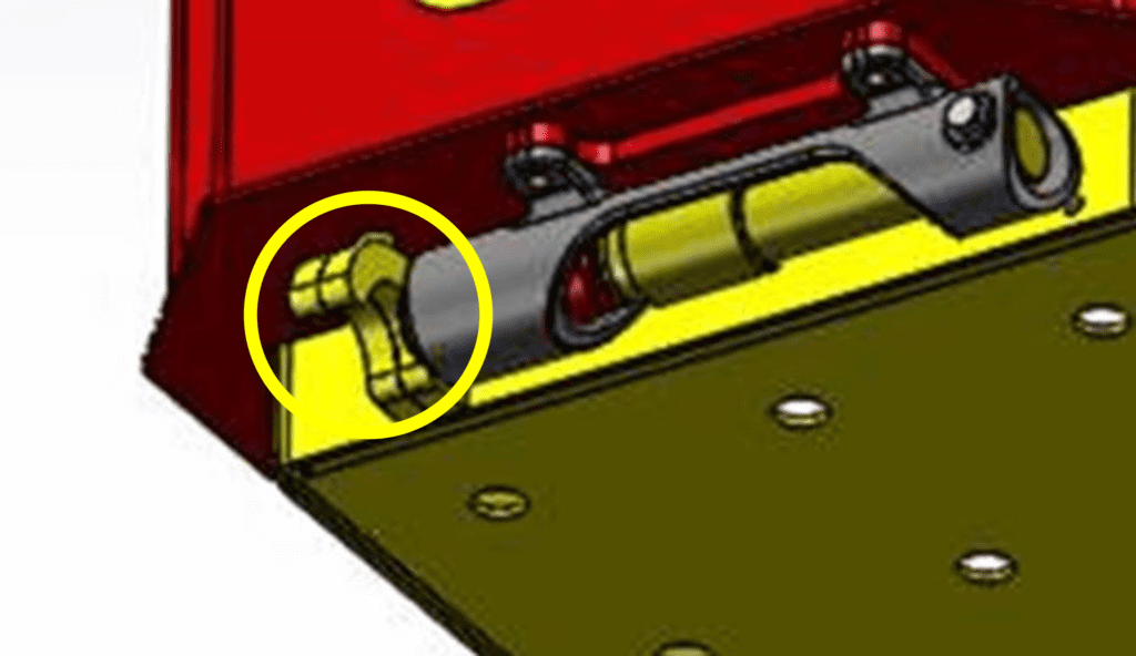 Hydraulic Wacker Carrier Inner Carrier Lower Locking Hook (Set2 ...