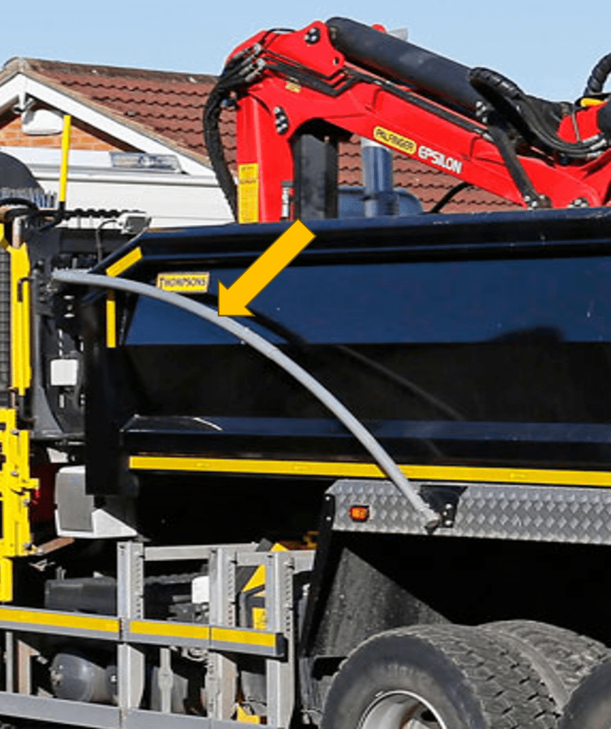 Covermaster (Tipper GRAB) Upper curved arm N/S (Passenger side ...