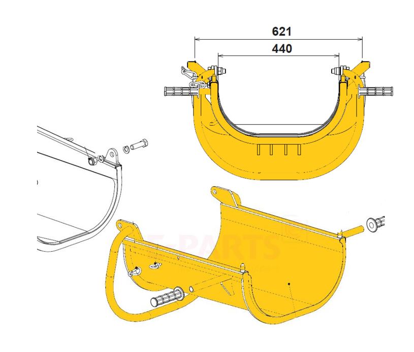 CIFA Mixer 2nd chute section - Thompsons E Parts