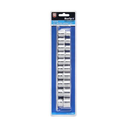 BLUE SPOT TOOLS 10 PCE 1/2" METRIC SOCKET SET (10-24MM) - Thompsons E Parts