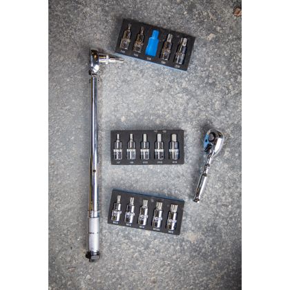 BLUE SPOT TOOLS 5 PCE 1/2" TORX BIT SET (T45-T70) (EVA FOAM ...