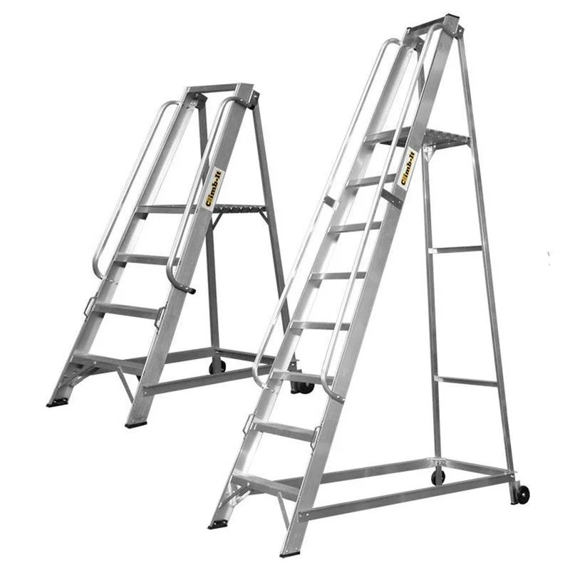 10-Tread Industrial Aluminium Step Ladder - Thompsons E Parts