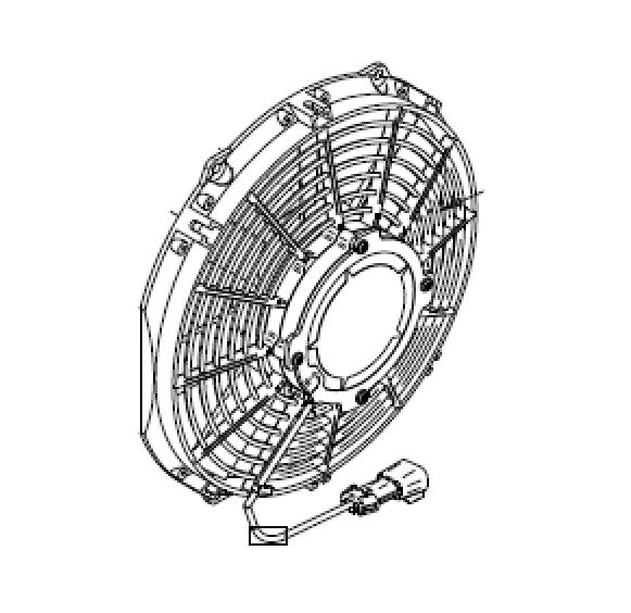 Cifa Mixer Radiator Electric Fan Only - Thompsons E Parts